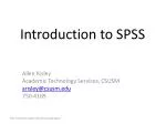 PPT - Introduction to SPSS PowerPoint Presentation, free download - ID ...