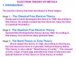 PPT - Basic Electron Theory PowerPoint Presentation, free download - ID ...