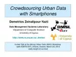 PPT - Crowdsourcing: When, How and Who? PowerPoint Presentation, free ...