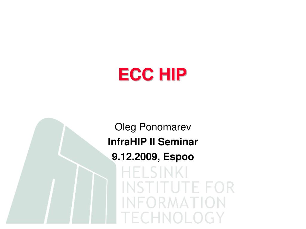 PPT - ECC HIP PowerPoint Presentation, free download - ID:3689995