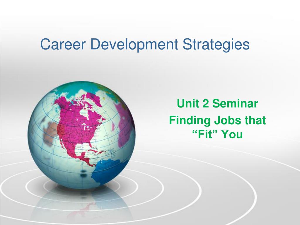 PPT - Career Development Strategies PowerPoint Presentation, free ...