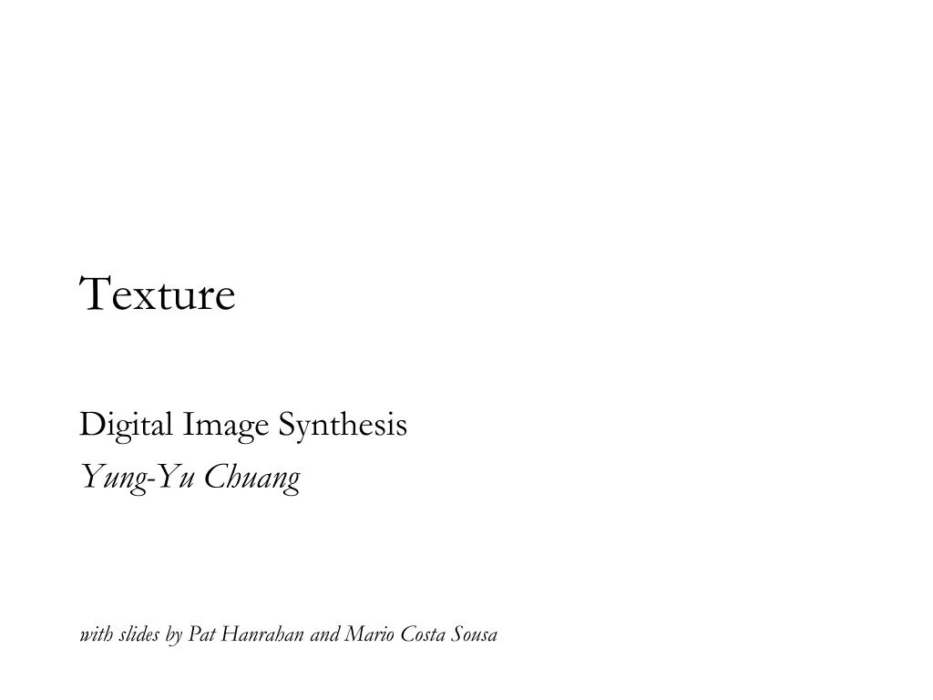 PPT - Texture PowerPoint Presentation, free download - ID:3691727