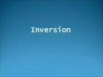 PPT - Fronting and inversion PowerPoint Presentation, free download ...