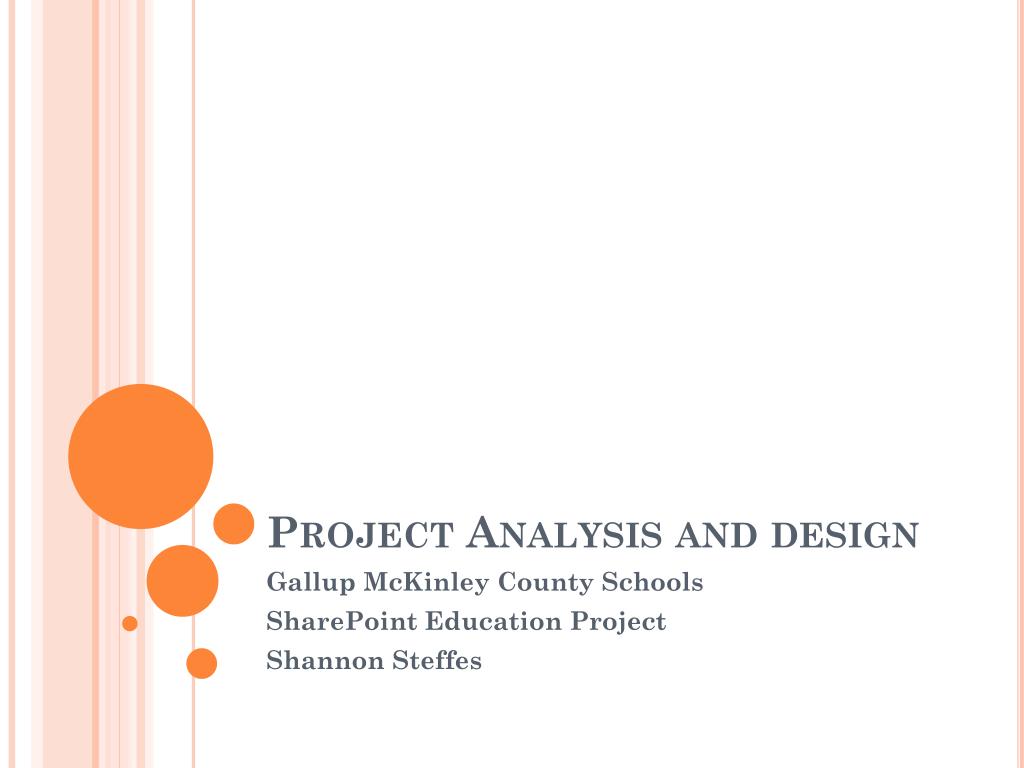 PPT - Project Analysis and design PowerPoint Presentation, free ...