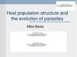 PPT - Evolution of Parasites and Diseases PowerPoint Presentation, free ...