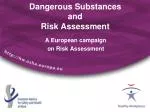 PPT - Dangerous Substances and Risk Assessment PowerPoint Presentation ...