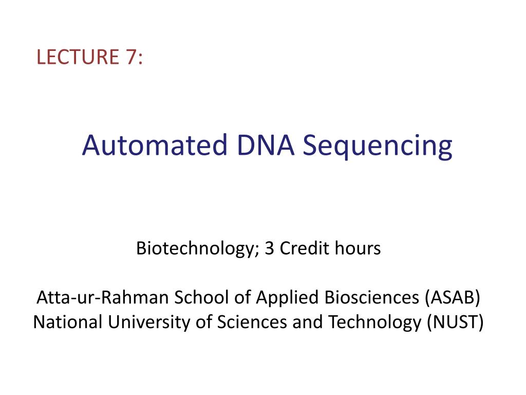 PPT - Automated DNA Sequencing PowerPoint Presentation, free download ... PPT - Automated DNA Sequencing PowerPoint Presentation, free download ...