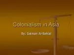 PPT - Colonialism in Asia PowerPoint Presentation, free download - ID ...