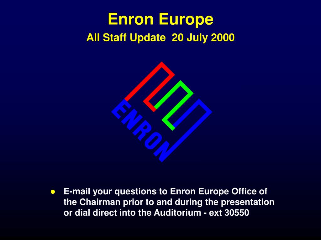 PPT - Enron Europe PowerPoint Presentation, free download - ID:3703835