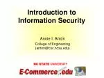 PPT - Introduction to Information Security Chapter 1 PowerPoint Presentation - ID:9416446