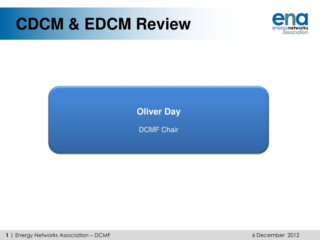 PPT - CDCM & EDCM Review PowerPoint Presentation, free download - ID ...