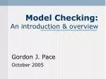 PPT - Model Checking Overview PowerPoint Presentation, free download ...