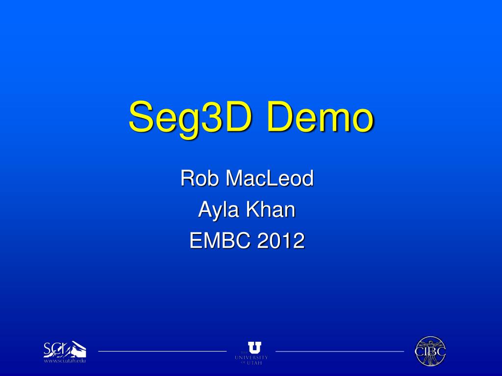 PPT - Seg3D Demo PowerPoint Presentation, free download - ID:3706820