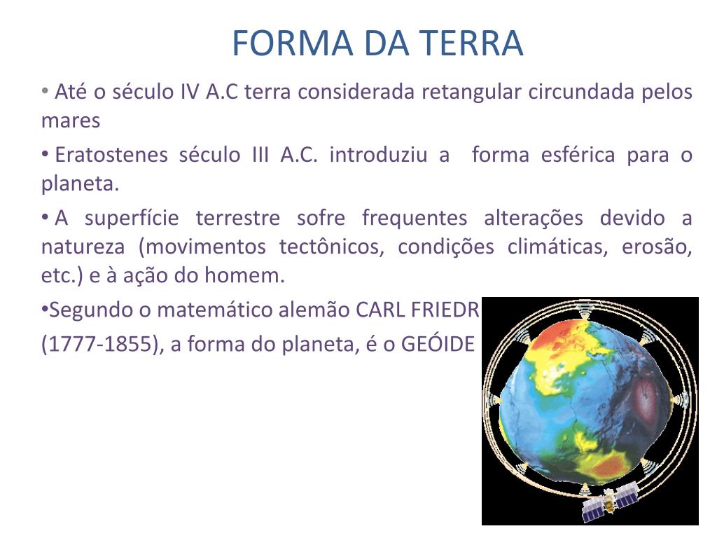 PPT - FORMA DA TERRA PowerPoint Presentation, free download - ID:3707059
