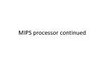 PPT - Design a MIPS Processor PowerPoint Presentation, free download ...