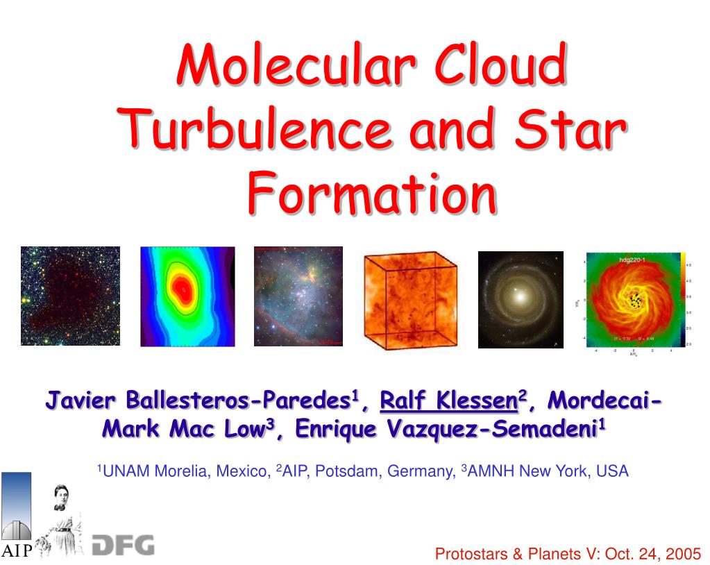 PPT - Molecular Cloud Turbulence and Star Formation PowerPoint ...