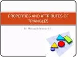 PPT - Triangles and its properties PowerPoint Presentation, free ...
