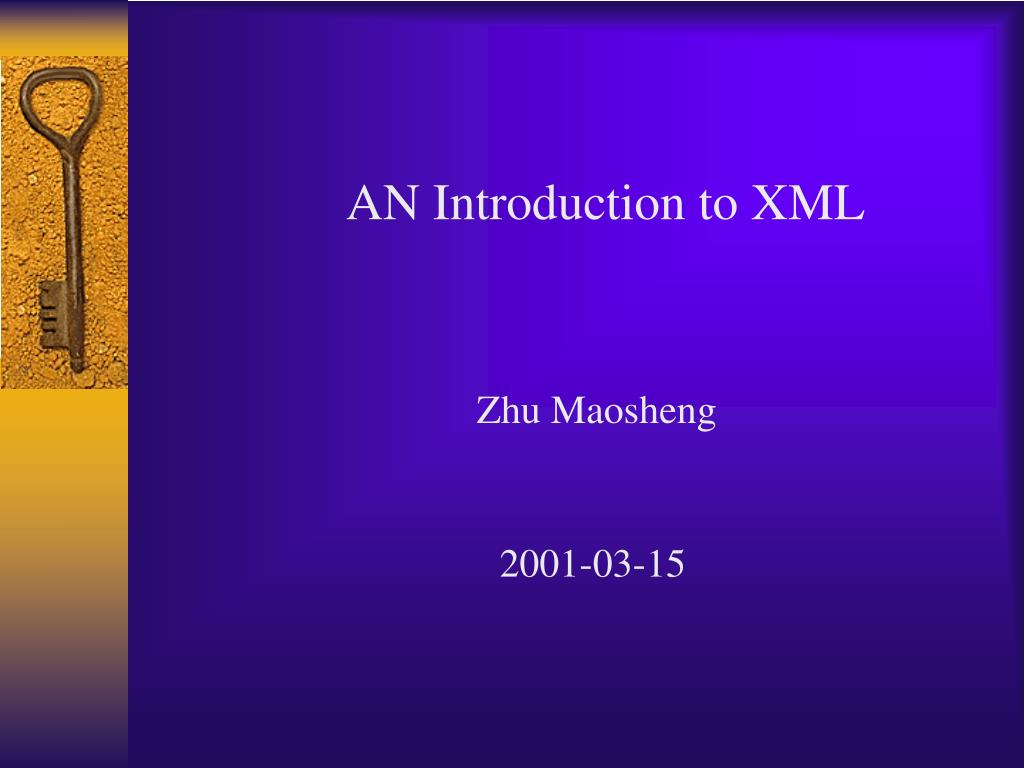 PPT - AN Introduction to XML PowerPoint Presentation, free download ...