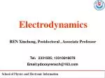 PPT - ELECTRODYNAMICS PowerPoint Presentation, free download - ID:162570