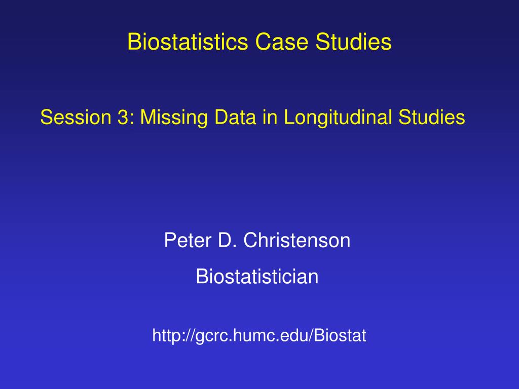 PPT - Biostatistics Case Studies PowerPoint Presentation, free download ...