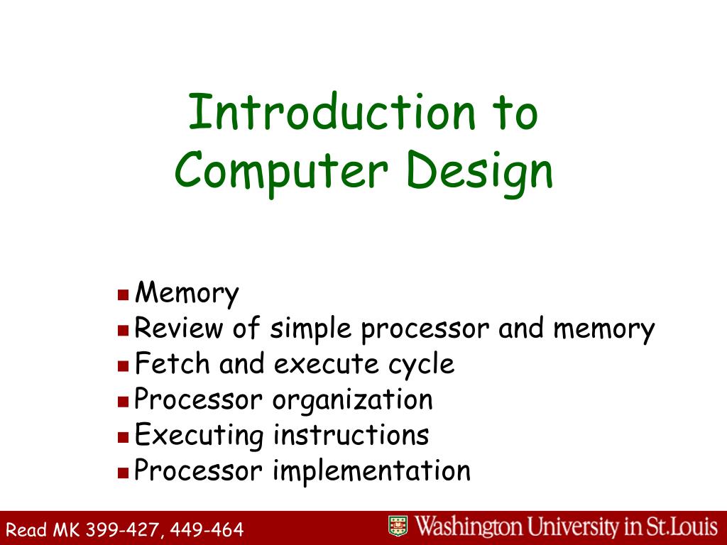 PPT - Introduction to Computer Design PowerPoint Presentation, free ...
