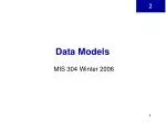 PPT - DATA MODELS PowerPoint Presentation, free download - ID:3446780