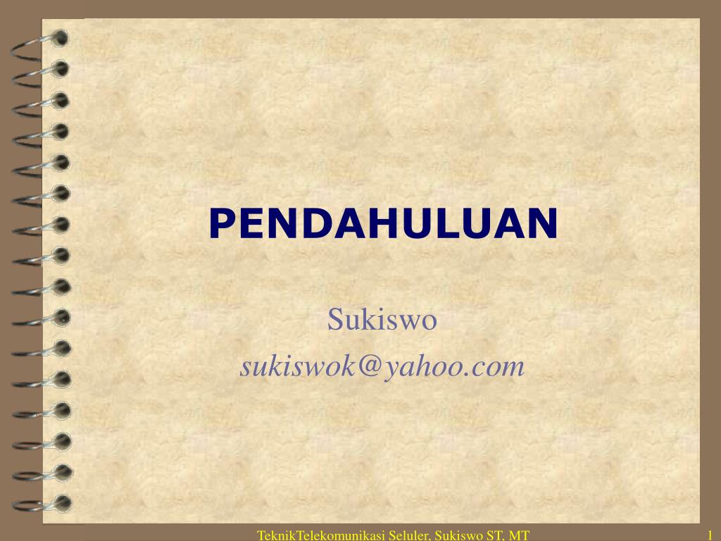 PPT - PENDAHULUAN PowerPoint Presentation, free download - ID:3714865