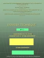 PPT - DOSSIER TECHNIQUE PowerPoint Presentation, free download - ID:825848