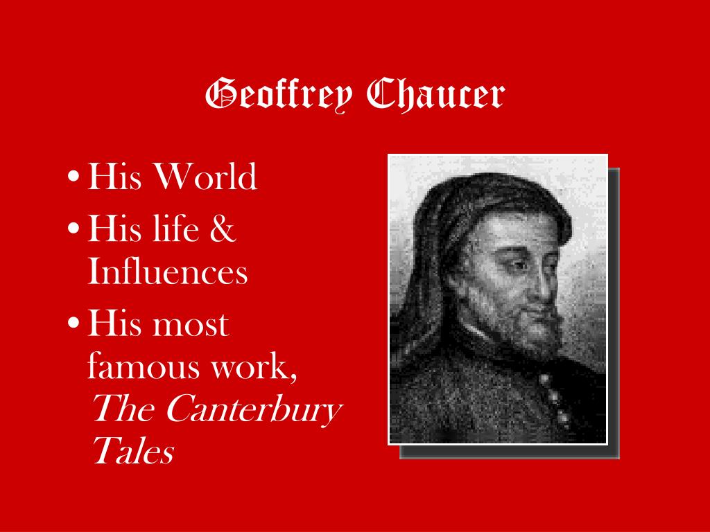 PPT - Geoffrey Chaucer PowerPoint Presentation, free download - ID:3718845