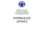PPT - HYDRAULICS PowerPoint Presentation, free download - ID:569601