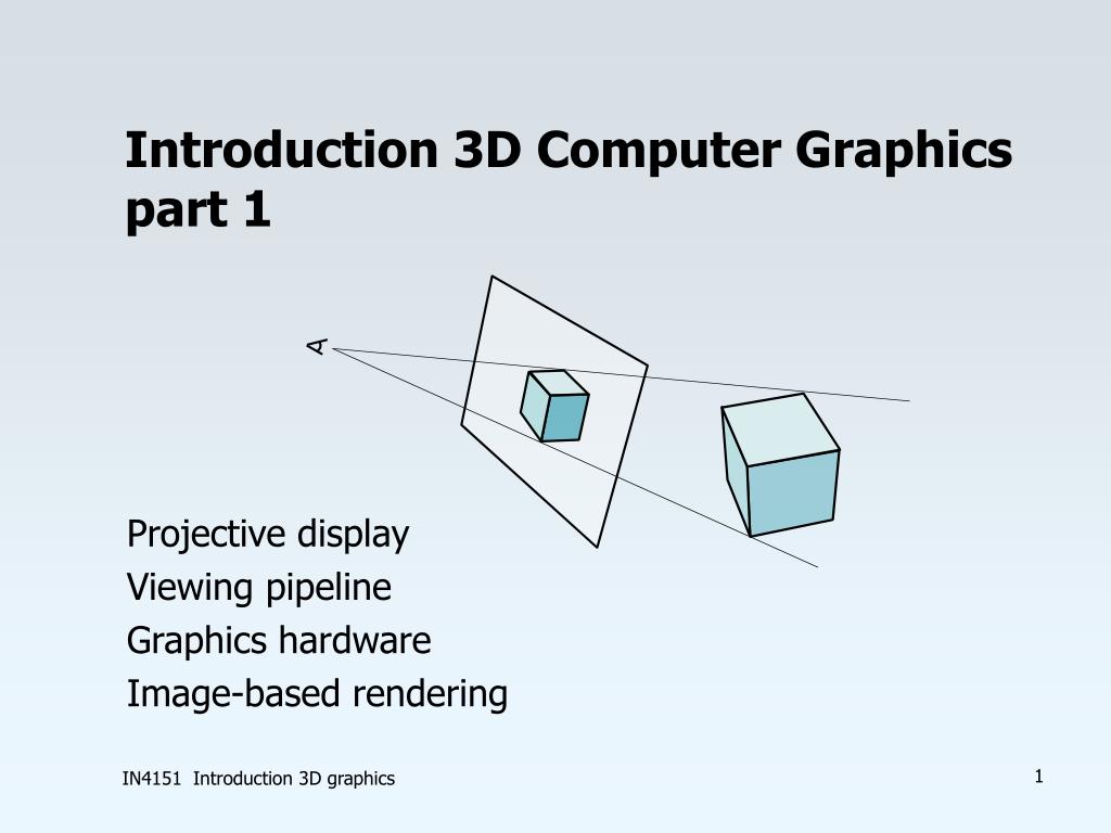 PPT - Introduction 3D Computer Graphics part 1 PowerPoint Presentation ...