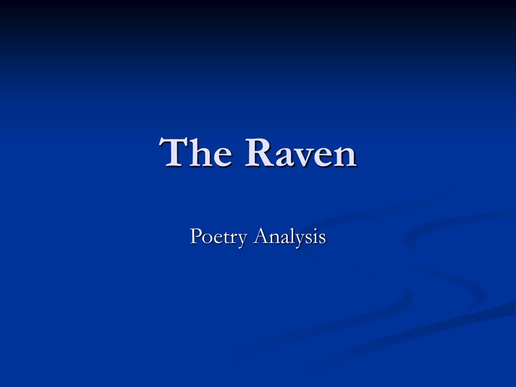 PPT - The Raven PowerPoint Presentation, free download - ID:3719848