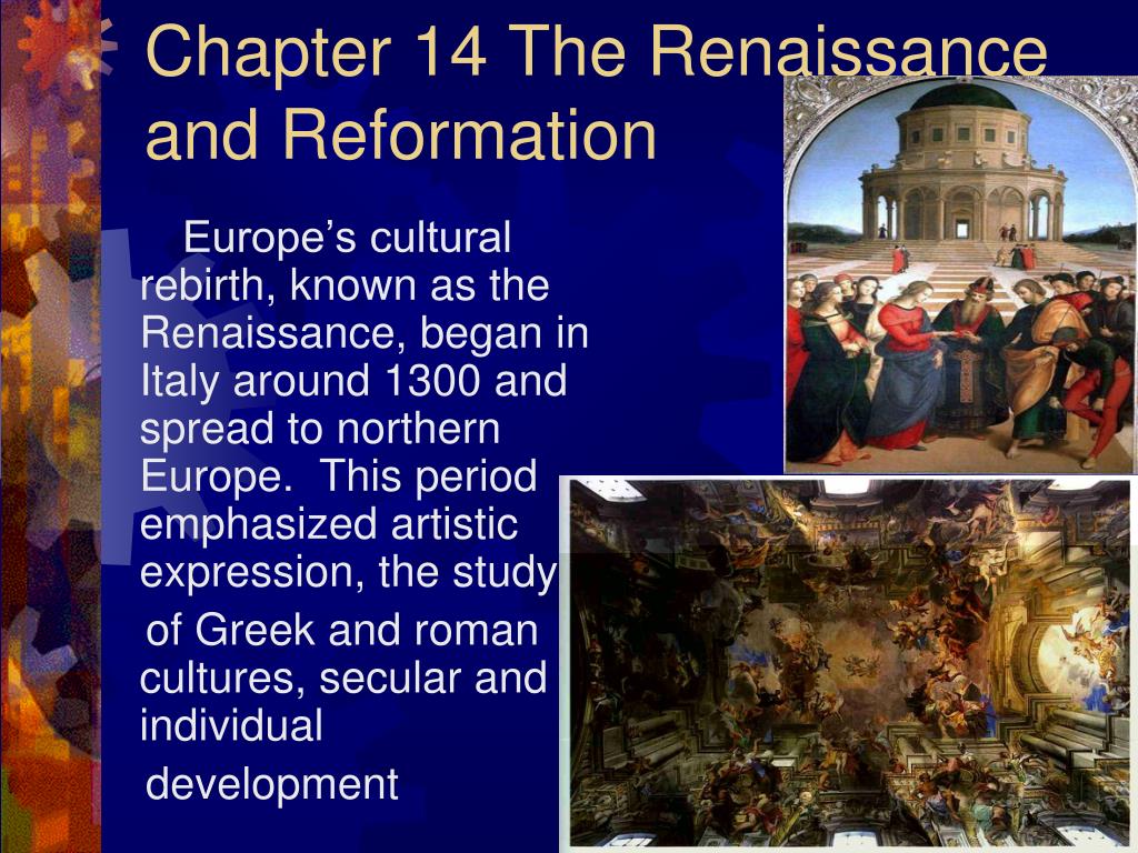 PPT - Chapter 14 The Renaissance and Reformation PowerPoint ...