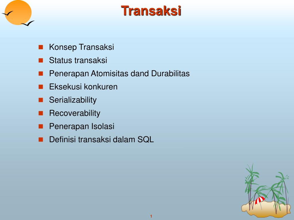 PPT - Transaksi PowerPoint Presentation, free download - ID:3721485