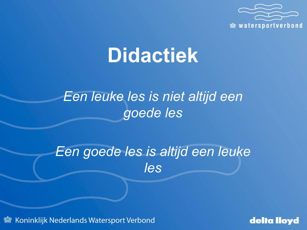 PPT - Didactiek PowerPoint Presentation, free download - ID:3723293