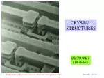 PPT - Chirality and Achirality in Crystal Structures PowerPoint ...