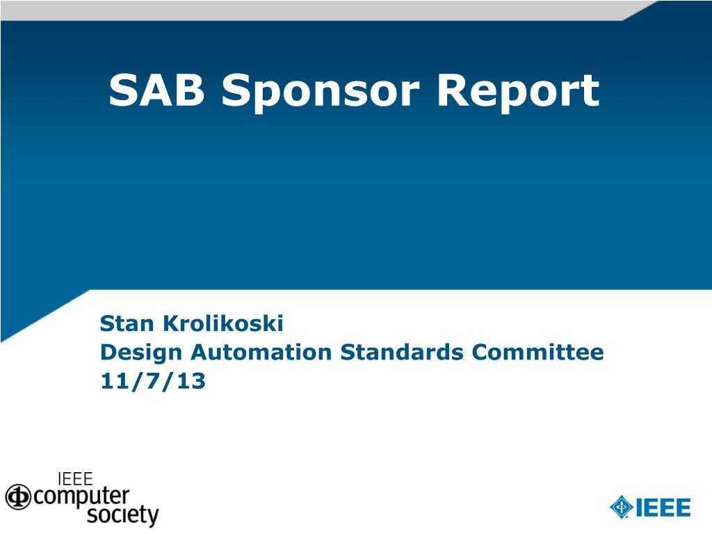 PPT - SAB Sponsor Report PowerPoint Presentation, free download - ID ...