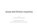 PPT - Acute Vision Loss PowerPoint Presentation, free download - ID:3000924