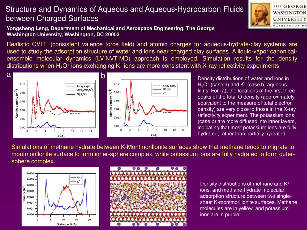 PPT - Structure and Dynamics of Aqueous and Aqueous-Hydrocarbon Fluids ...
