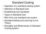 PPT - Standard costing PowerPoint Presentation, free download - ID:4638676