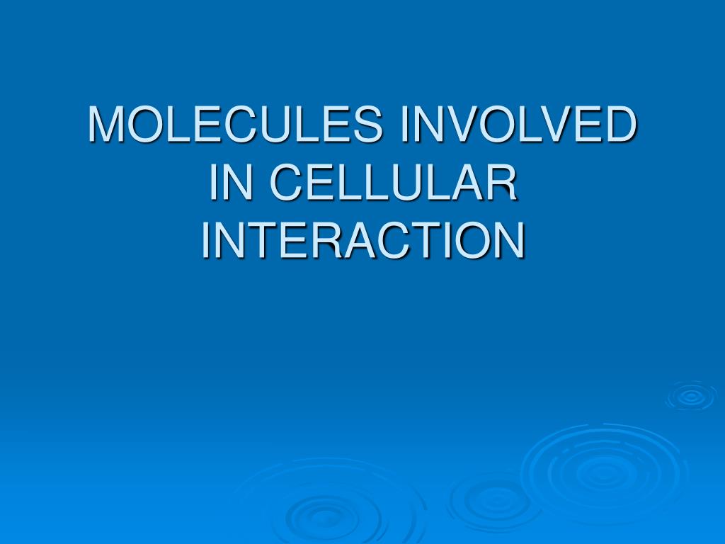 PPT - Understanding Cellular Interaction: Cytokines and Molecules in ...