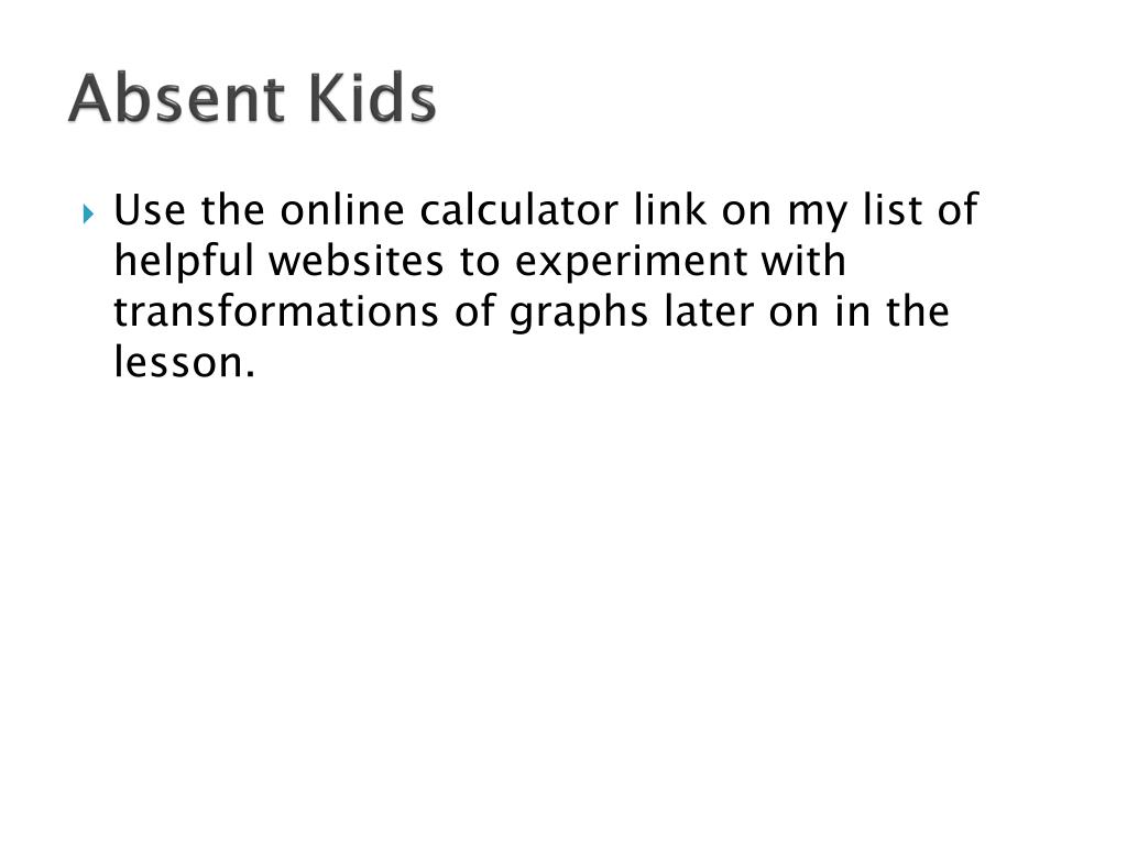 PPT - Absent Kids PowerPoint Presentation, free download - ID:3734403