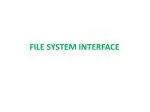 PPT - File-System Interface PowerPoint Presentation, free download - ID ...