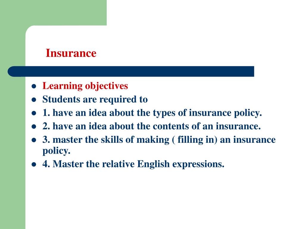 PPT - Insurance PowerPoint Presentation, free download - ID:3736708