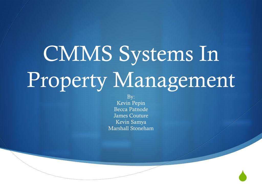 PPT - CMMS Systems In Property Management PowerPoint Presentation, free ...