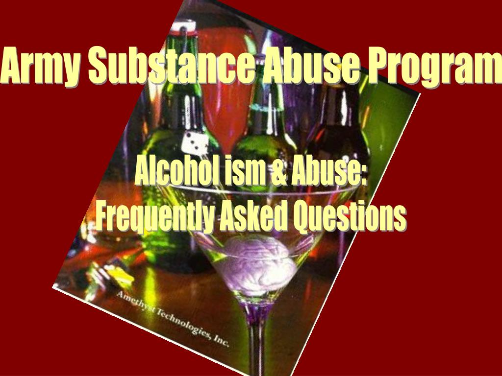 PPT - Army Substance Abuse Program PowerPoint Presentation, free ...