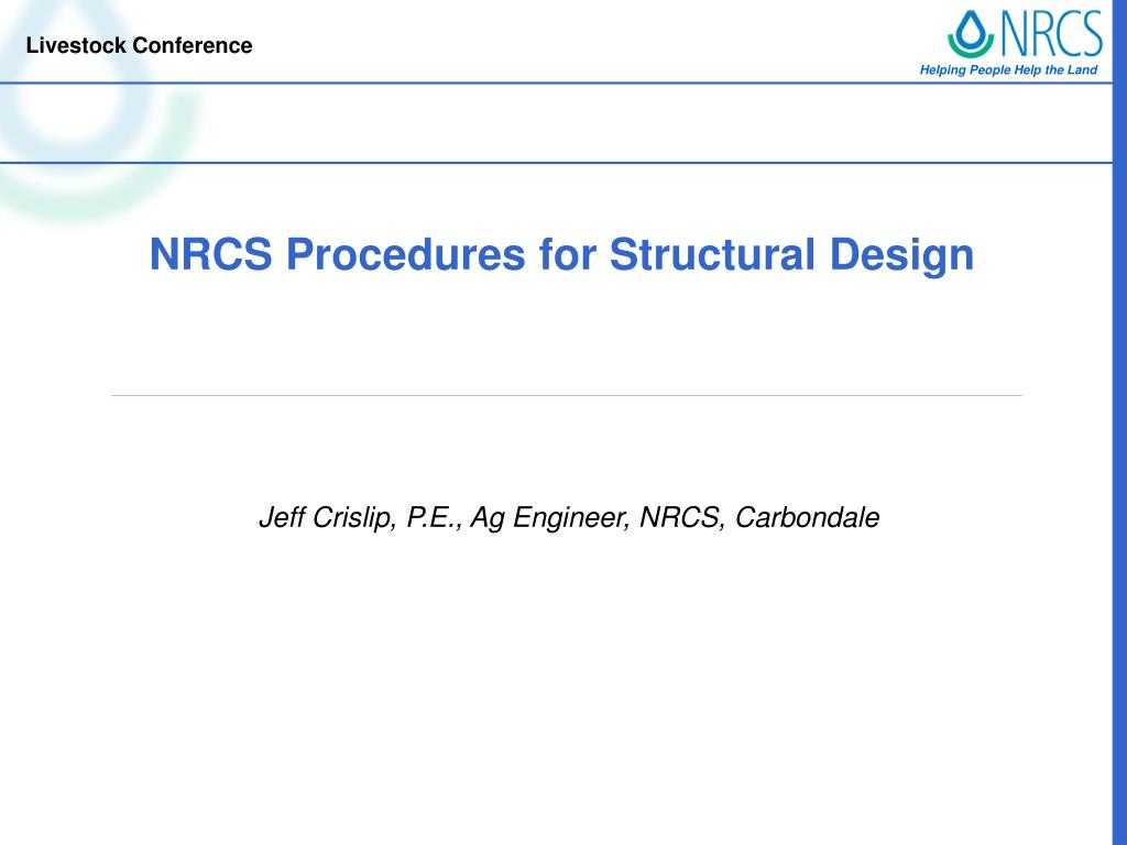 PPT - NRCS Procedures for Structural Design PowerPoint Presentation ...