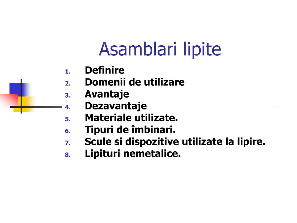 PPT - Asamblari lipite PowerPoint Presentation, free download - ID:3741887