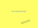 PPT - My daily routine PowerPoint Presentation, free download - ID:751862