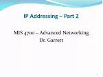 PPT - Understanding IPv6 Addressing & Subnetting Part 2 PowerPoint ...